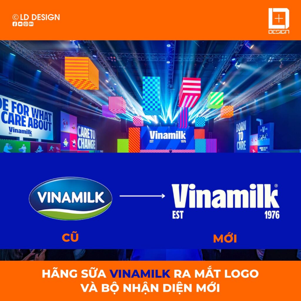 VINAMILK RA MẮT LOGO MỚI | LD Design - Thiết Kế Linh Động