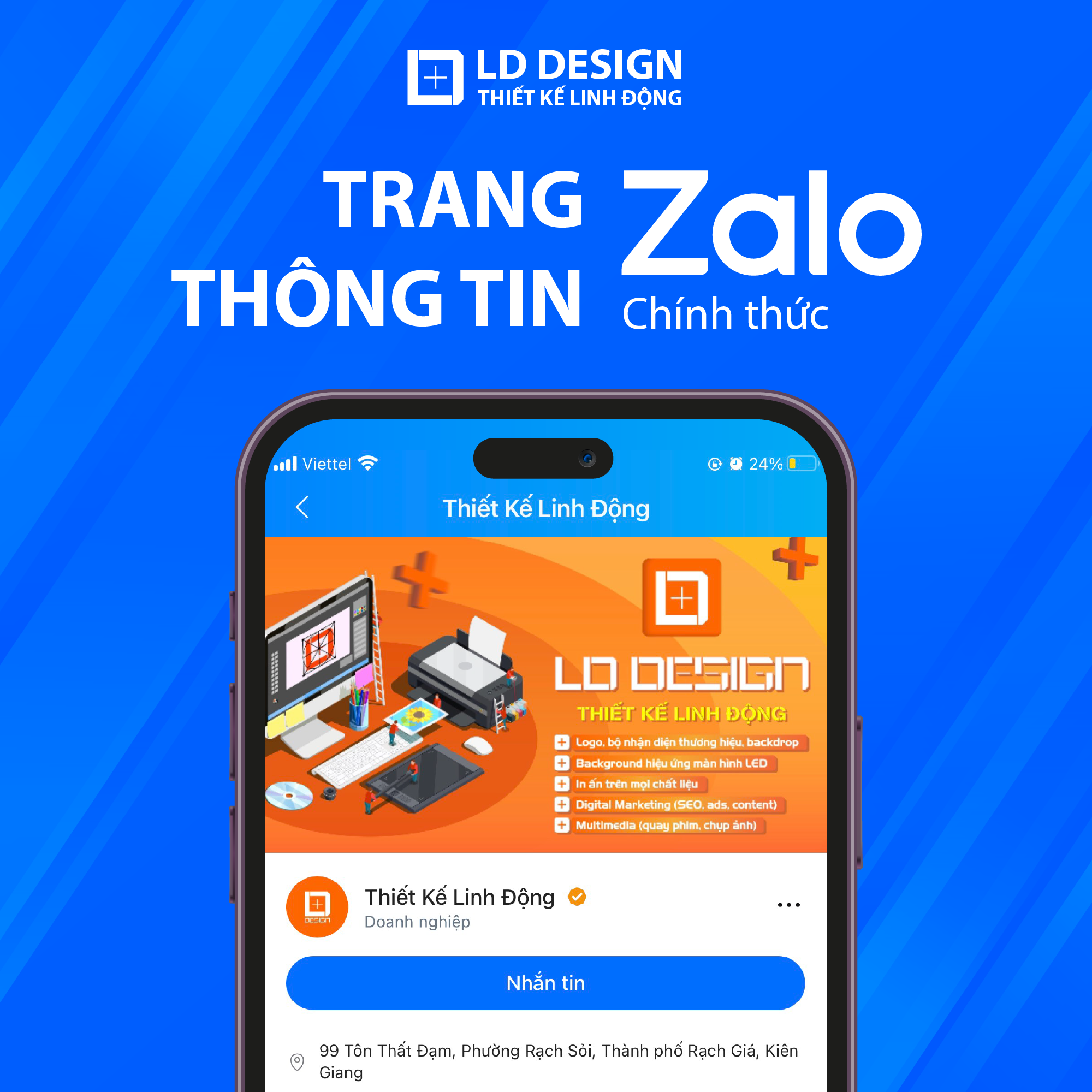LD Design ra mắt Trang thông tin chính thức trên Zalo (OA) | LD Design ...